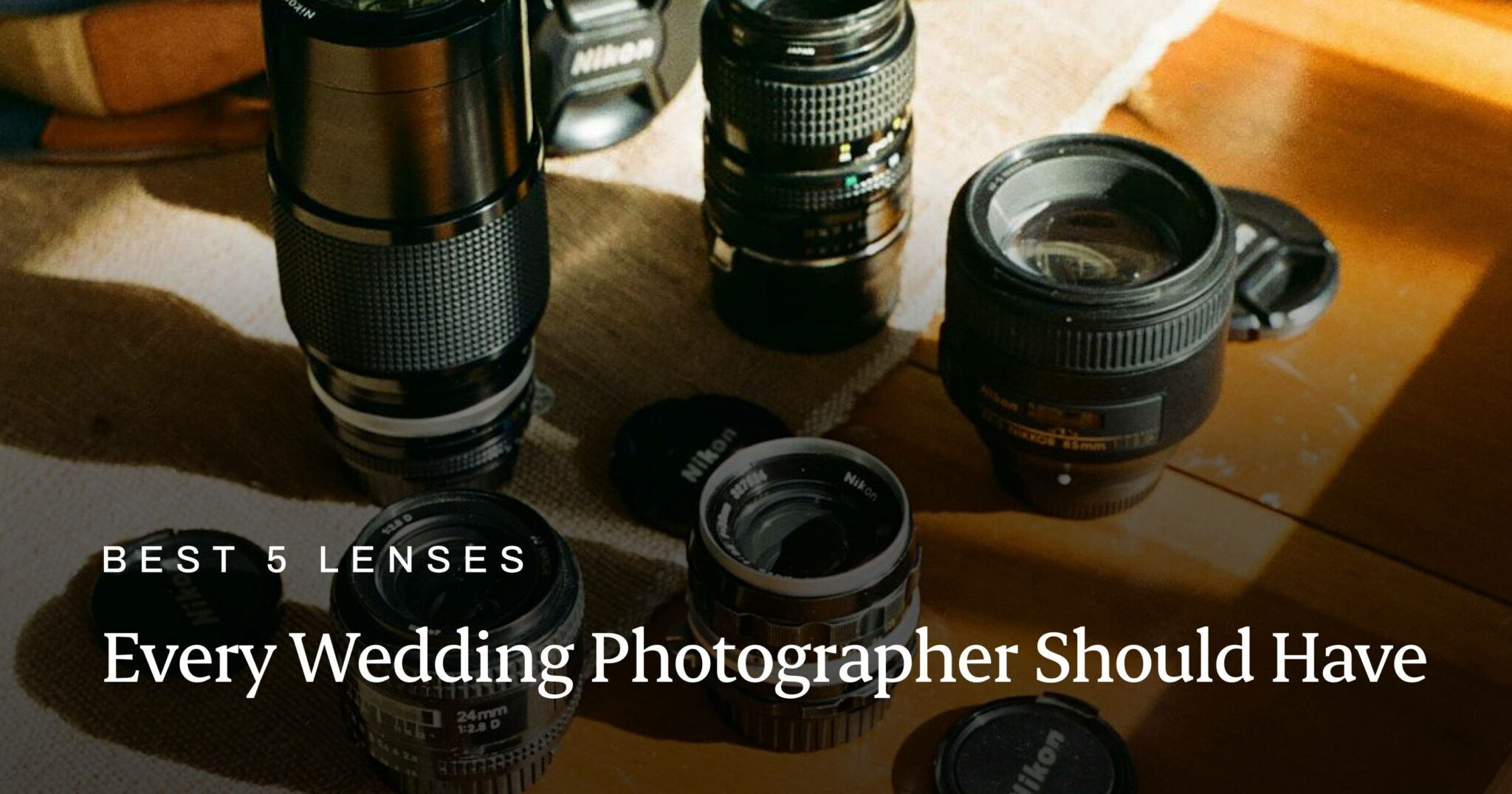 5 Best Lens for Wedding Photography - Aftershoot