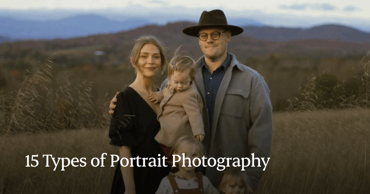 15 Types of Portrait Photography Photographers Should Know