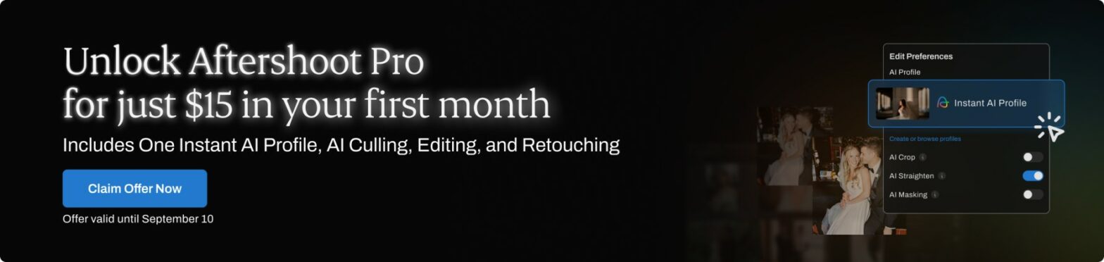 Instant AI Profiles for Photographers | Aftershoot