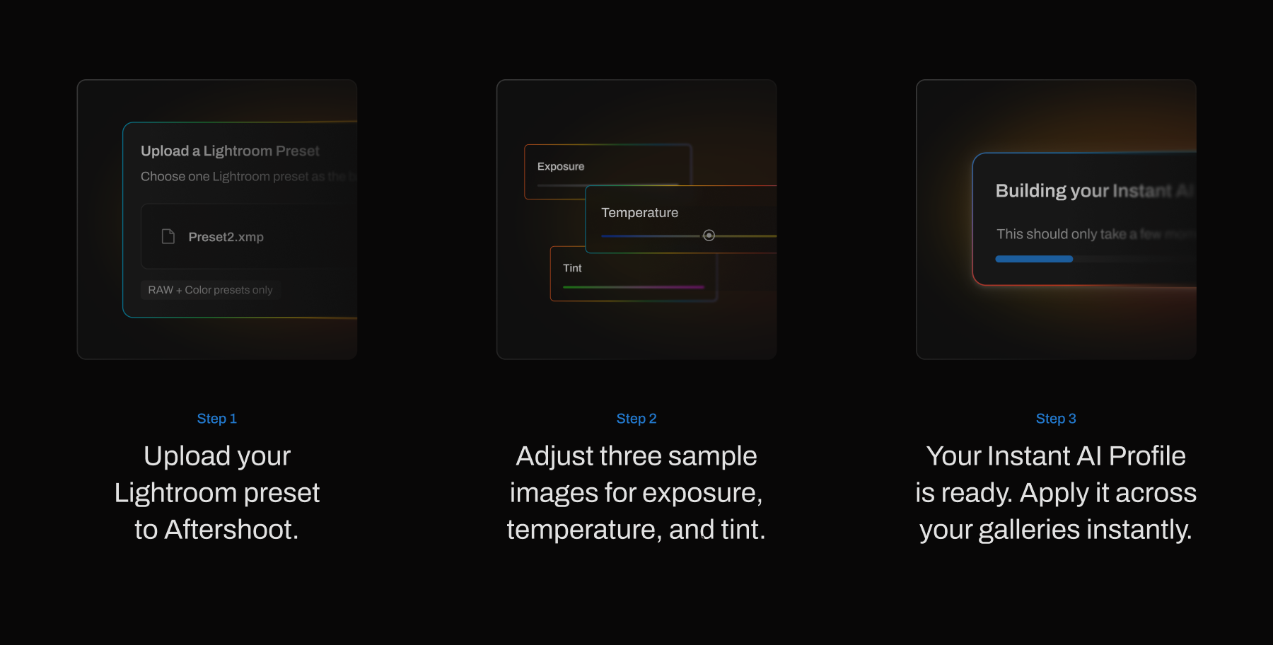 Instant AI Profiles for Photographers | Aftershoot